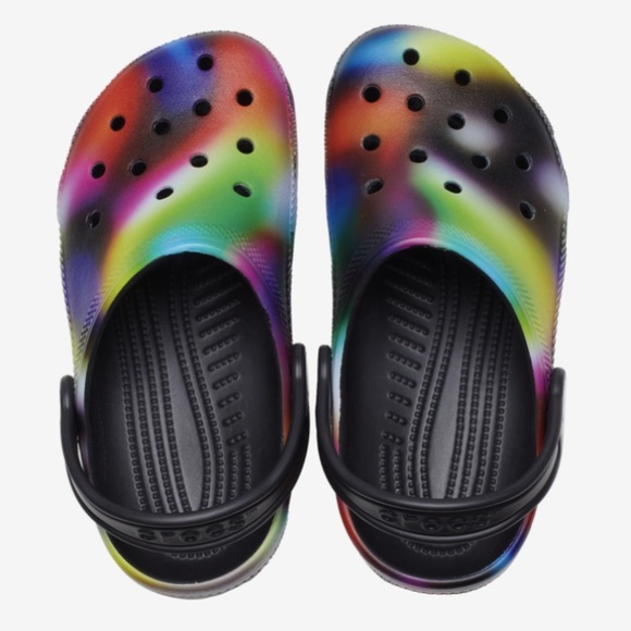 CROCS | Shoes | Crocs Kids Classic Solarized Clog Multicoloredblack ...